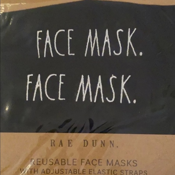 Rae Dunn | Accessories | Rae Dunn 2 Pack Face Mask New | Poshmark